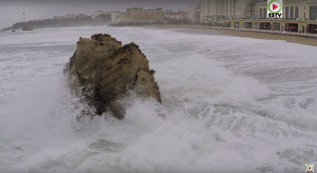 Biarritz: Vagues de Janvier 2018 - Biarritz Surf TV